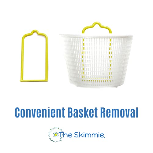 The Skimmie Universal Skimmer Basket Handle - Durable, Fits Most Pool Vacuum Skimmer Lid and Fits Most Skimmer Baskets for Hassle-Free Debris Removal - Includes 2 Stainless Steel Screws