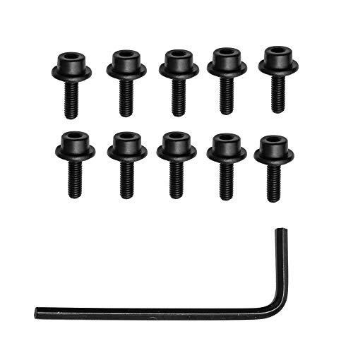 Yakamoz 10Pcs Router Bits Top Mounted Ball Bearings Guide for Router Bit Bearing Repairing Replacement Accessory Kit | Inner Dia. 3/16” & Overall Dia. 1/2”