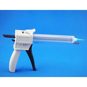 Fhis Dispensing Manually Single Liquid Glue Gun 30cc/55cc Common 1Pcs and Cones 1Pcs and Dispensing Tips 1Pcs (55cc)