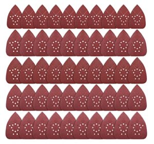 s satc mouse detail sander sandpaper 50 pcs mouse sanding pads 12 hole mouse sandpaper assorted 60/80/120/150/220 grits