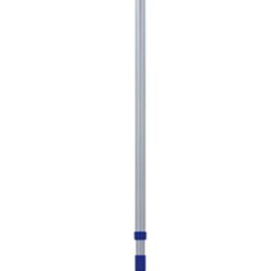 Slim Angle Broom, Heavy Duty Broom, Indoor Brom, Outdoor Angle Broom with Extendable Handle, Durable Collapsible Broom for Home, Kitchen, RV, Travel, Blue, 1 Pack, by Superio