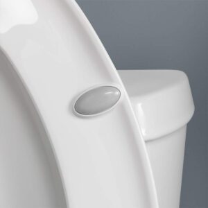 BEMIS 1200E4 000 Affinity Toilet Seat will Slow Close, Never Loosen and Provide the Perfect Fit, ELONGATED, Plastic, White