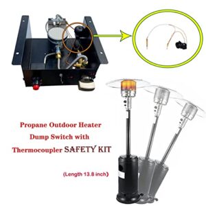 MENSI Propane Gas Patio Heater Repair Replacement Parts Thermocoupler with Dump Switch Control Safety Kit