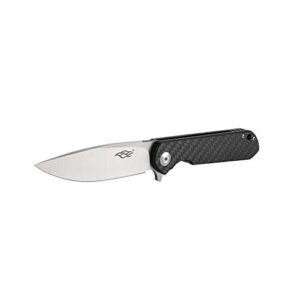 GANZO Firebird FH41-CF Folding Pocket Knife D2 Steel Blade Carbon Fiber Handle with Clip Hunting Fishing Outdoor Folder EDC Pocket Knife (Carbon Fiber Black)