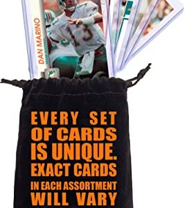 Dan Marino Football Cards (5) Assorted Bundle - Miami Dolphins Trading Card Gift Set