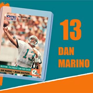 Dan Marino Football Cards (5) Assorted Bundle - Miami Dolphins Trading Card Gift Set