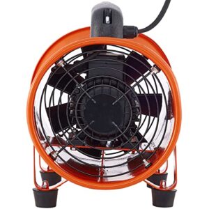 OrangeA Utility Blower Fan, 8 Inches, 230W 882 CFM High Velocity Ventilator w/ 32.8 ft/10 m Duct Hose, Portable Ventilation Fan, Fume Extractor for Exhausting & Ventilating at Home and Job Site