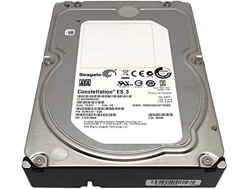 Seagate Constellation ES ST4000NM0033 4TB 7200RPM 128MB Cache SATA 6.0Gb/s 3.5inch Internal Enterprise Hard Drive OEM - w/3 Year Warranty (Renewed)