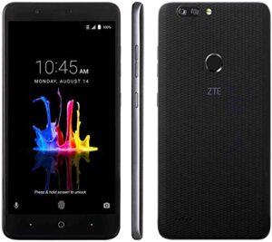 zte blade z max z982 (32gb, 2gb ram) 6.0" full hd display, dual rear camera, 4080 mah battery, 4g lte gsm unlocked smartphone w/ us warranty (black)