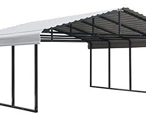 ARROW CPH202007, 20x20, Eggshell Carports, 20' x 20'