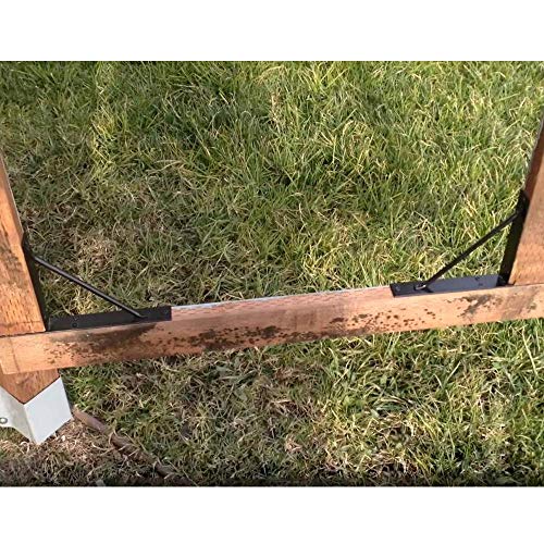 Mofeez Gate Corner Brace Bracket No Sag Kit for Shed Doors, Driveway Gates, Corral Gates,Wood Windows