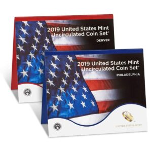 2019 p, d u.s. mint uncirculated 20 coin mint set with coa uncirculated