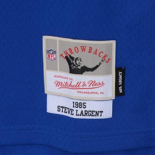 Steve Largent Seattle Seahawks Autographed Blue Authentic Mitchell & Ness Jersey with "HOF 95" Inscription - Autographed NFL Jerseys