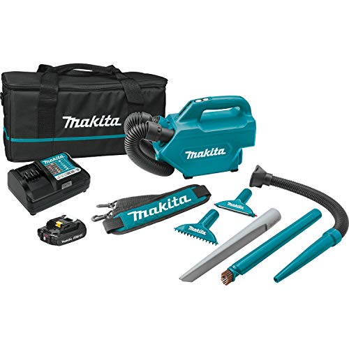 Makita LC09A1 12V max CXT® Lithium-Ion Cordless Vacuum Kit (2.0Ah)