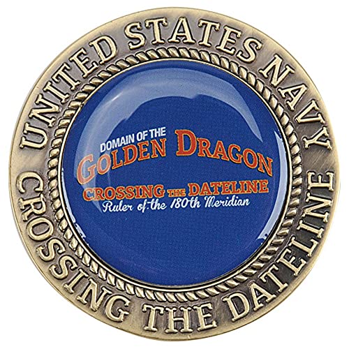 Navy Golden Dragon Challenge Coin