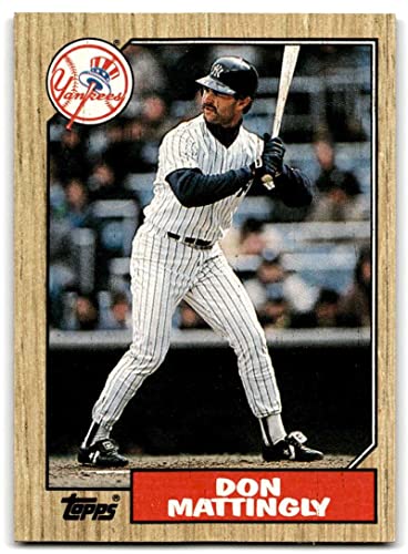 1987 Topps #500 Don Mattingly Yankees MLB Baseball Card NM-MT