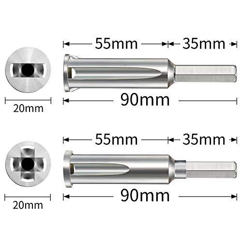 Chuangdi Wire Twisting Tools, Wire Stripper and Twister, Wire Terminals Power Tools for Stripping and Twisting Wire Cable (4 Pieces)