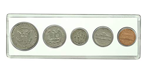 1984-5 Coin Birth Year Set in American Flag Holder Uncirculated