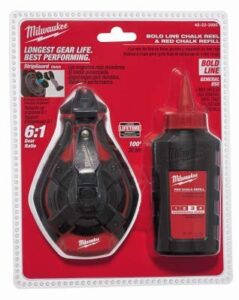 milwaukee elec tool 48-22-3986 bold line chalk reel (2-pack)