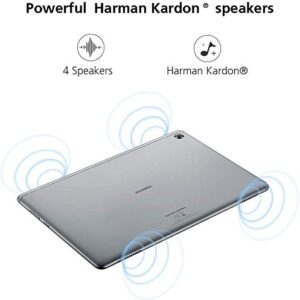 Huawei MediaPad M5 lite - 10.1 inch - WiFi Only - 3GB+32GB Quad Harman Kardon-Tuned Speakers- Space Gray