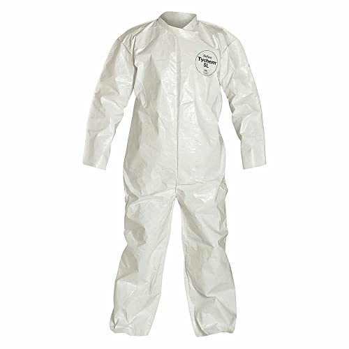 DuPont Industrial & Scientific DuPont TY122S 3XL EACH Disposable Elastic Wrist, Bootie and Hood Tyvek Coverall Suit 1414 White