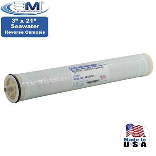 APPLIED MEMBRANES INC. 3" x 21" Seawater Desalination Reverse Osmosis Membrane | for Sea Recovery Watermaker Systems | Replaces 2724011233