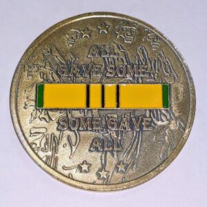 Vietnam Veteran - All Gave Some, Some Gave All Military Challenge Art Coin