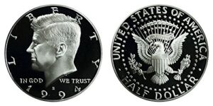 1994 s clad kennedy half dollar us mint proof