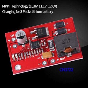 3S 12.6V 18650 Lithium Battery Charging MPPT Solar Controller 3A Charger Module Regulator