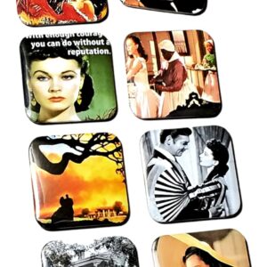 Gone With The Wind Fridge Magnets Scarlett O'Hara Rhett Butler Movie Fan Birthday Gifts