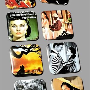 Gone With The Wind Fridge Magnets Scarlett O'Hara Rhett Butler Movie Fan Birthday Gifts