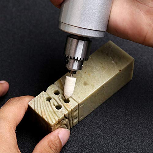 100Pcs Felt Polishing Wheels Wool Polishing Buffing Pads, Mandrel Mounted Grinding Bits，Polishing Grinding Head Wheel Tool Kit For Dremel Rotary Tool - 1/8 Inch Shank