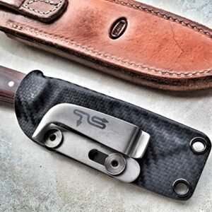 K-Sheath Clip- New Titanium Alloy Clip Fast Scabbard Clip for Kydex Sheath (Left-Clip Type)