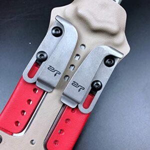 K-Sheath Clip- New Titanium Alloy Clip Fast Scabbard Clip for Kydex Sheath (Left-Clip Type)