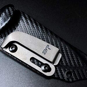 K-Sheath Clip- New Titanium Alloy Clip Fast Scabbard Clip for Kydex Sheath (Left-Clip Type)