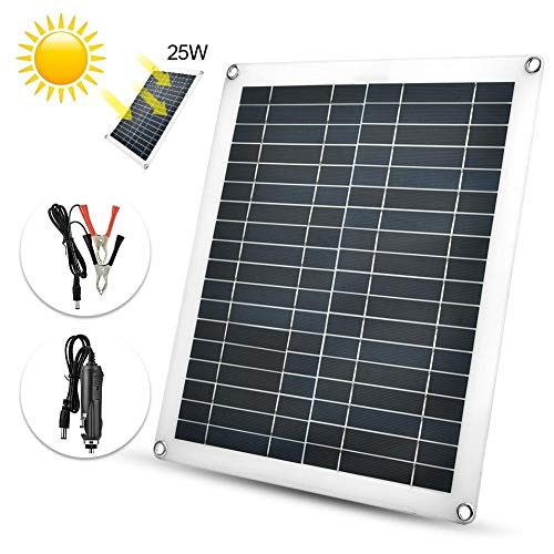 20W Flexible Solar Panel,New Waterproof Flexible Polycrystalline Solar Panel Charger Outdoor para barcos, autocaravanas, caravanas y sistemas de desagüe