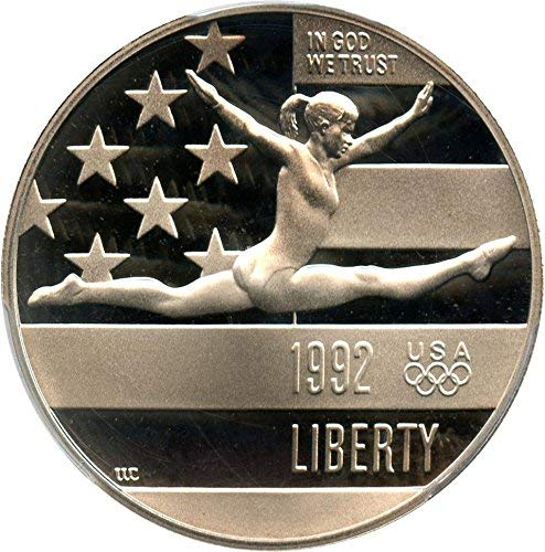 1992 S Olympic Gymnast US Commemorative Proof Half Dollar (1/2) DCAM US Mint