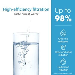 AQUACREST 9601 Water Filter, Model No.AQU-WF55. Replacement for Moen 9601 ChoiceFlo 9600, 9602, 9500, 9501, 9502, Fits F87400, F7400, F87200, 77200, CAF87254, S5500 Series of Moen Faucets (Pack of 2)