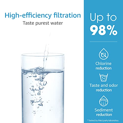 AQUACREST 9601 Water Filter, Model No.AQU-WF55. Replacement for Moen 9601 ChoiceFlo 9600, 9602, 9500, 9501, 9502, Fits F87400, F7400, F87200, 77200, CAF87254, S5500 Series of Moen Faucets (Pack of 2)