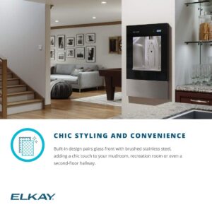 Elkay LBWD06WHK ezH2O Liv Built-in Filtered Water Dispenser, Remote Chiller, Aspen White