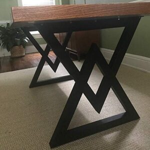 Metal Table Legs, Diamond Style - Any Size and Color