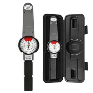 liandu-us dial indicator torque wrench indicating torquemeter 1/2" drive 0-100 nm high precision torque meter professional measure tool, ± 3% accuracy