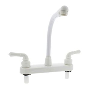 empire faucets rv kitchen faucet head replacement, hi-rise faucet replacement head and teapot handles, white