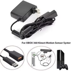 StyleZ Power Supply AC Adapter Cable USB Charger with US Plug for Microsoft Xbox 360 Kinect Motion Sensor System