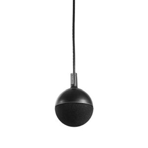 vaddio ceilingmic 360 degree overhead ceiling microphone, black