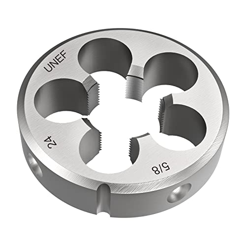 S-Union New 5/8"-24 UNEF Tap and Die Set, UNEF Machine Thread Right Hand Tap and UNEF Round Thread Die