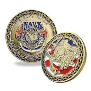 us navy chief military challenge coin power of positive leadership don't tread me