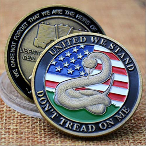 Don't Tread on Me - Liberty Bell Challenge Coin - Designed by Military Veterans!