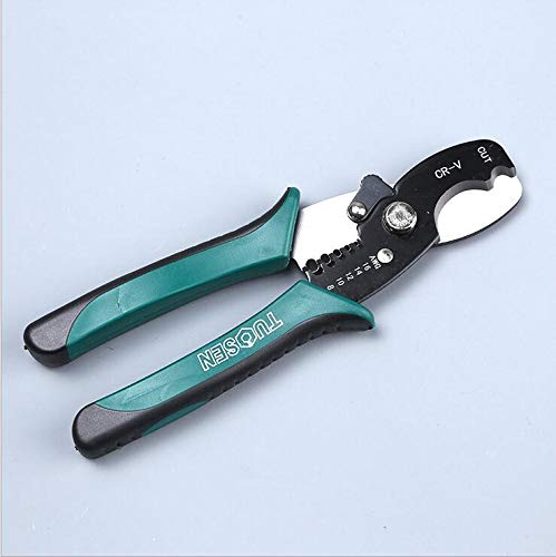 Zsling 8 Inch Inch Wire Strippers Crimpers Cutter Pliers Multi-Function Hand Tool Cable Cutting Wire Cutters