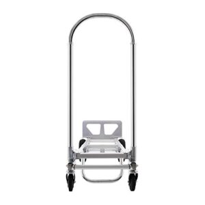 SHZOND Aluminum Hand Truck 2 in 1 Convertible Hand Truck 1000 LBS Capacity Hand Truck and Dolly Utility Cart